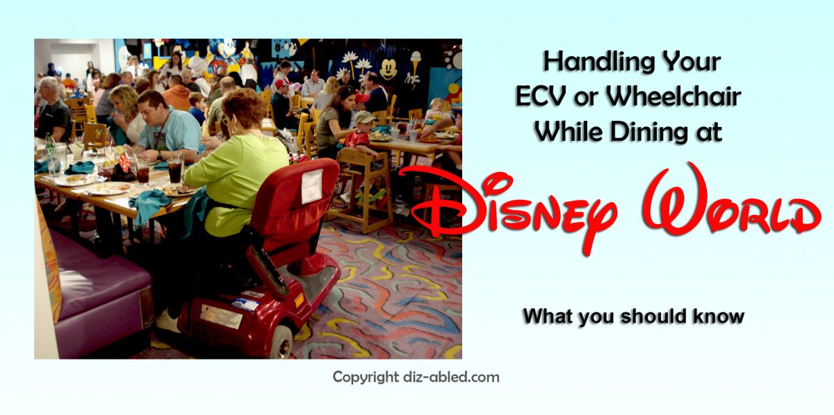 Visiting Disney World Restaurants with a Wheelchair or ECV - Walt ...