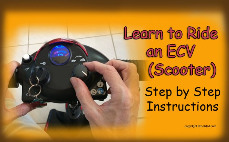 How to Ride an ECV (Electric Convenience Vehicle) at Disney World ...